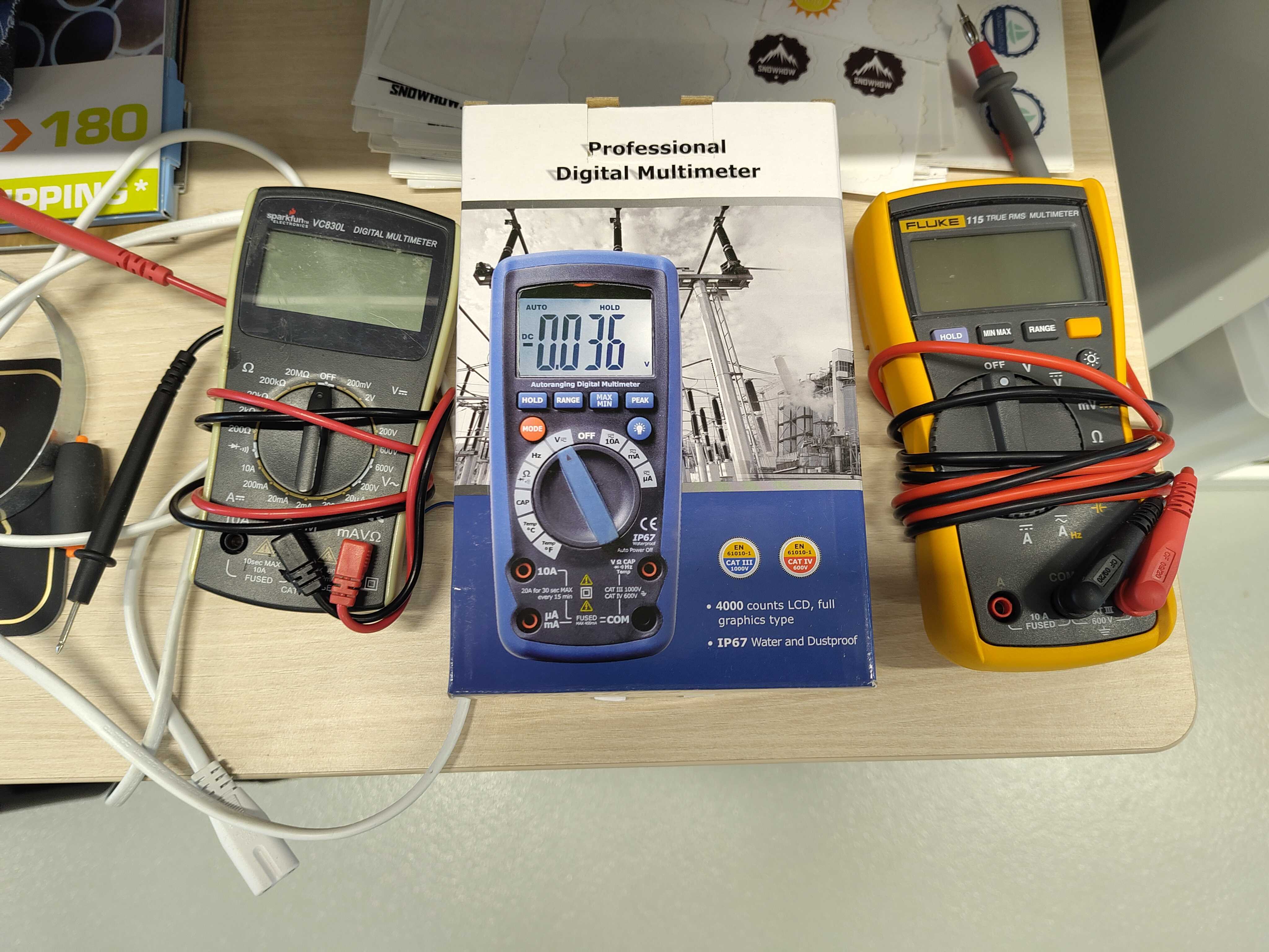 Measurement tools - Experimentation room