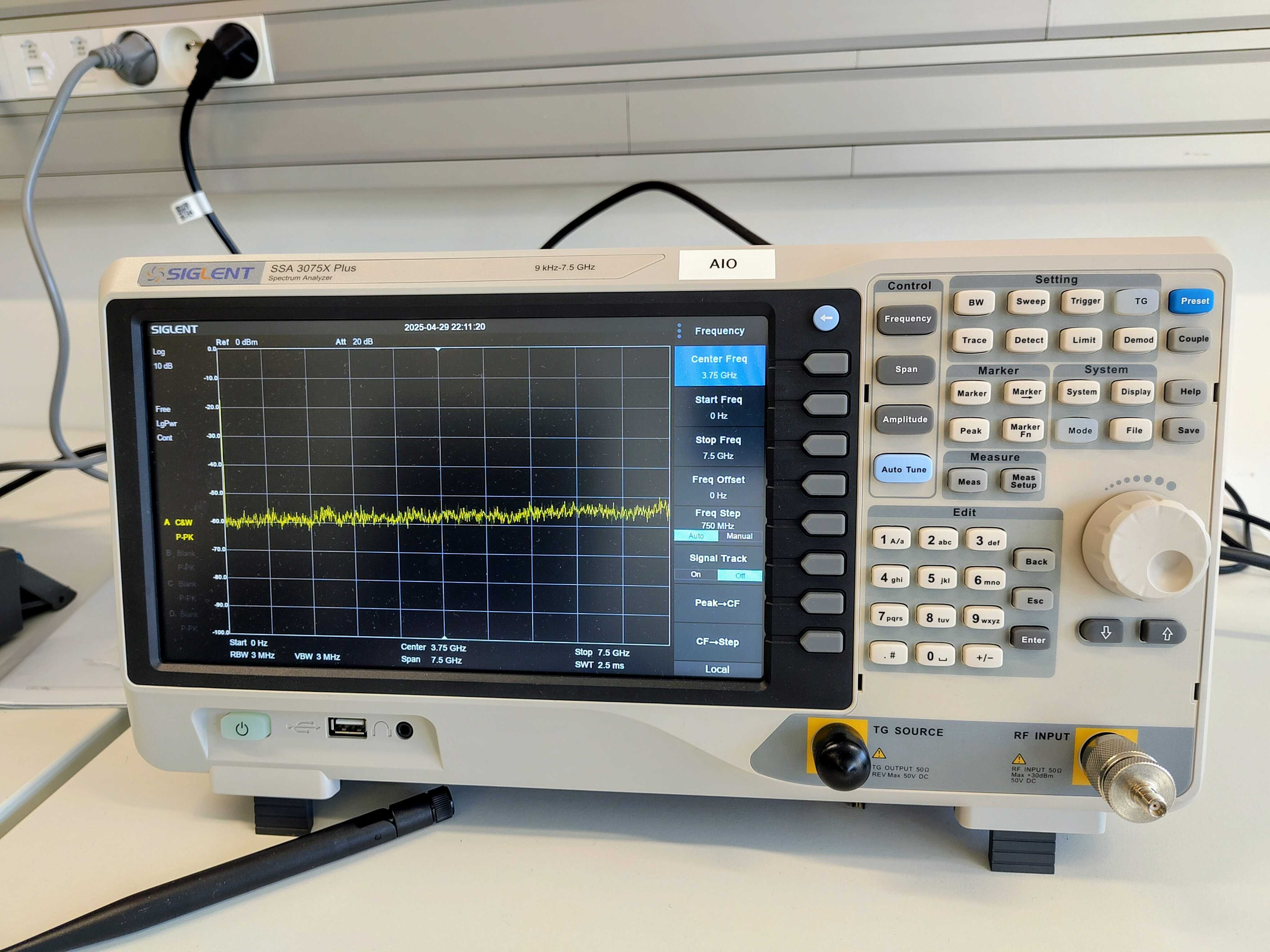 Measurement tools - Experimentation room